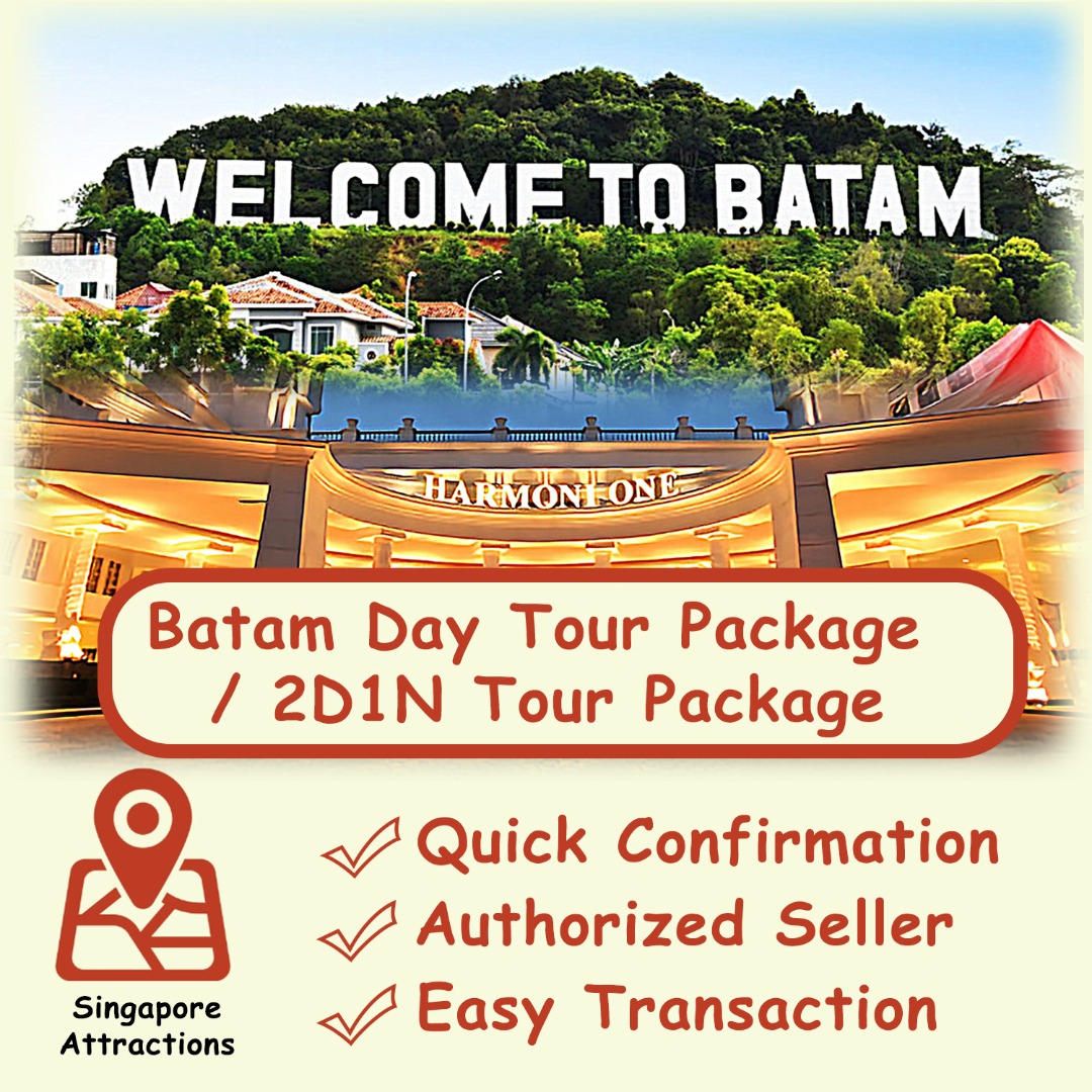 Batam Day Tour Package / 2D1N Tour Package, Tickets & Vouchers, Local ...