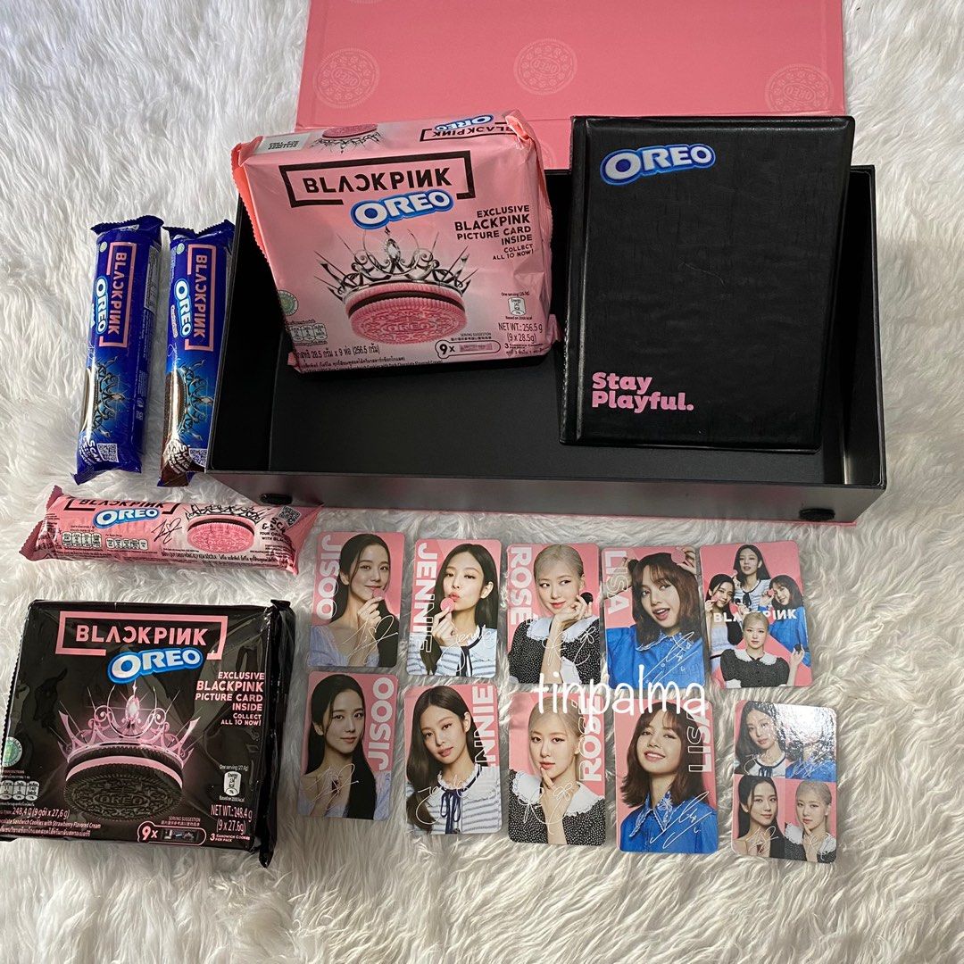 BLACKPINK X OREO EXCLUSIVE KIT PREMIUM BOX, Hobbies & Toys, Memorabilia ...