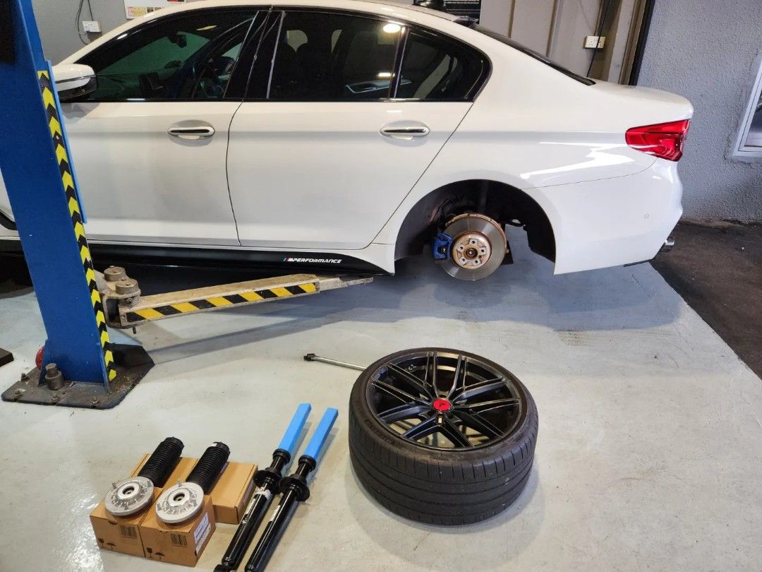 BMW G30 Replace Original M-Sport Front, Rear Absorber,Absorber Mounting ...