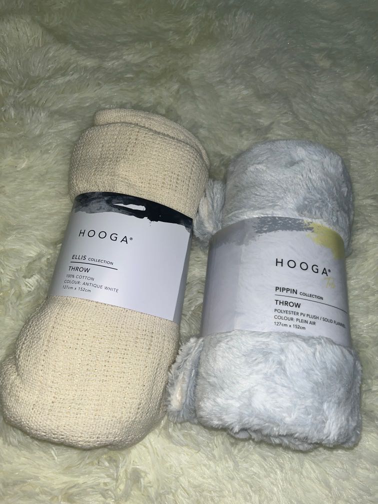 BN HOOGA THROW SET, Furniture & Home Living, Bedding & Towels on Carousell