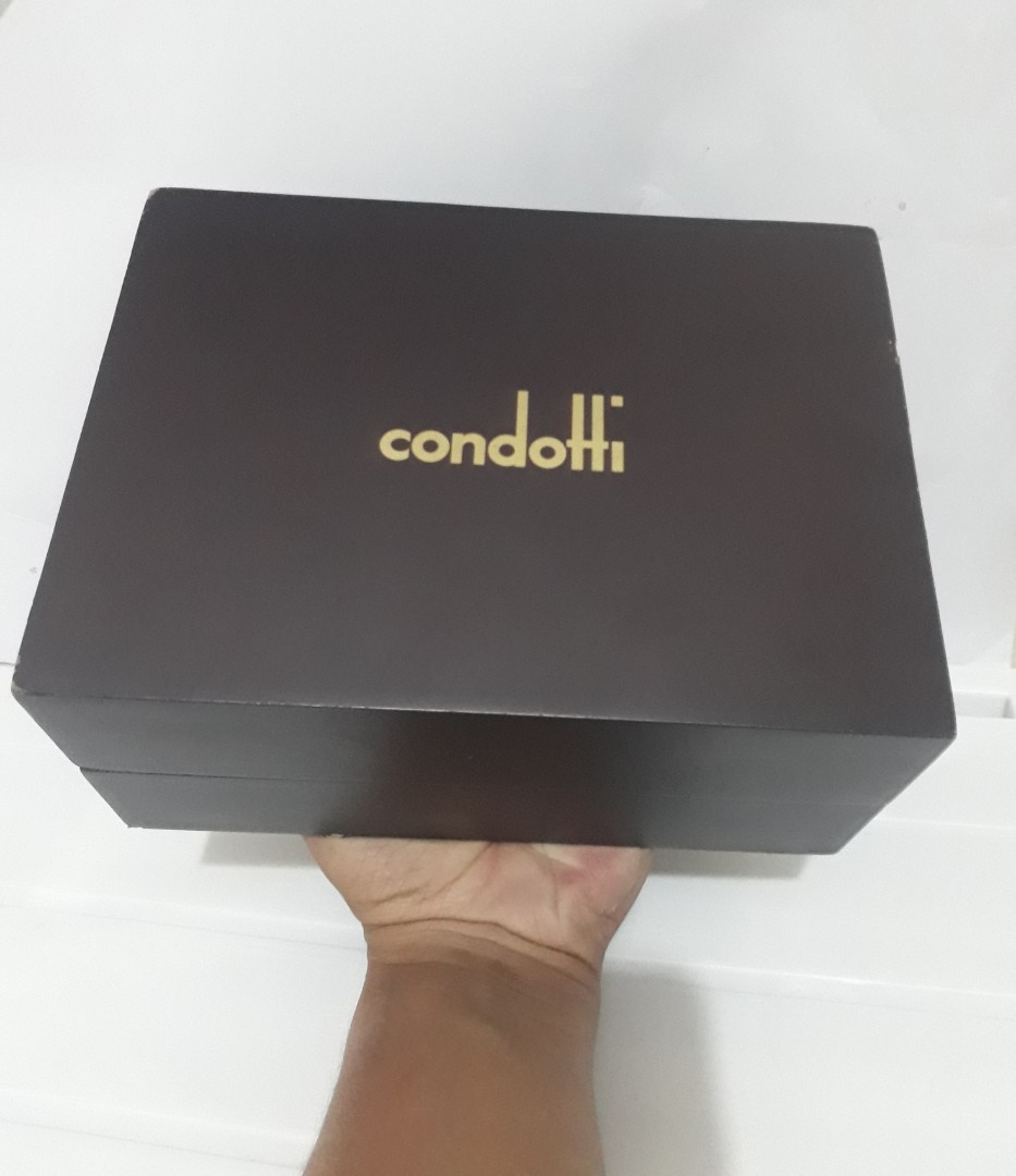 Box jam Condotti, Fesyen Pria, Jam Tangan di Carousell