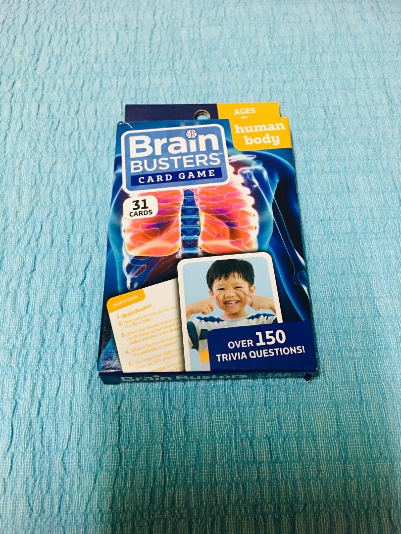Brain Busters Card Game : Human Body (over 150 trivia questions ...