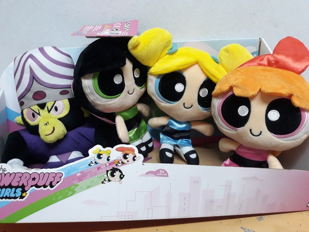 Brand NEW Original PowerPuff Girls Spin Master Stuffed Toys Plush Set ...