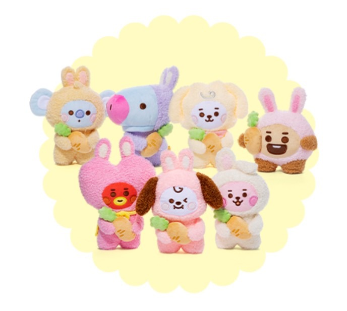 BT21 Rabbit Tatton S size Doll Line Friends Japan, Hobbies & Toys ...