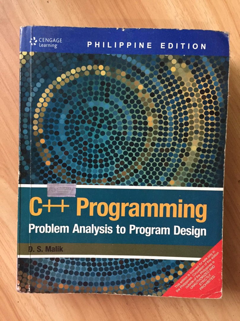 C Programming Problem Analysis To Program Design By Malik Hobbies And Toys Books And Magazines 