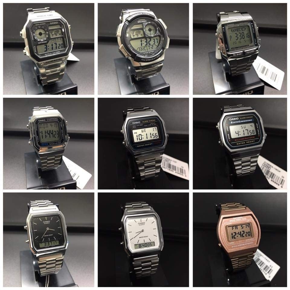 Casio - A158 silver, Luxury, Watches on Carousell
