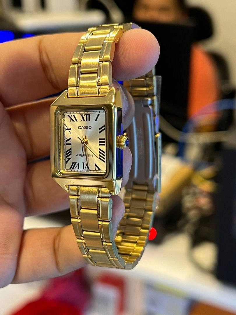 CASIO Analog Gold Stainless Steel Ladies Watch LTP-V007G-9B /Legit Casio Analog Gold Watch ...