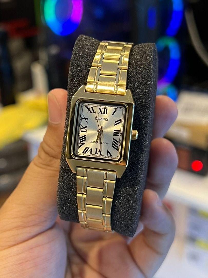 CASIO Analog Gold Stainless Steel Ladies Watch LTP-V007G-9B /Legit Casio Analog Gold Watch ...