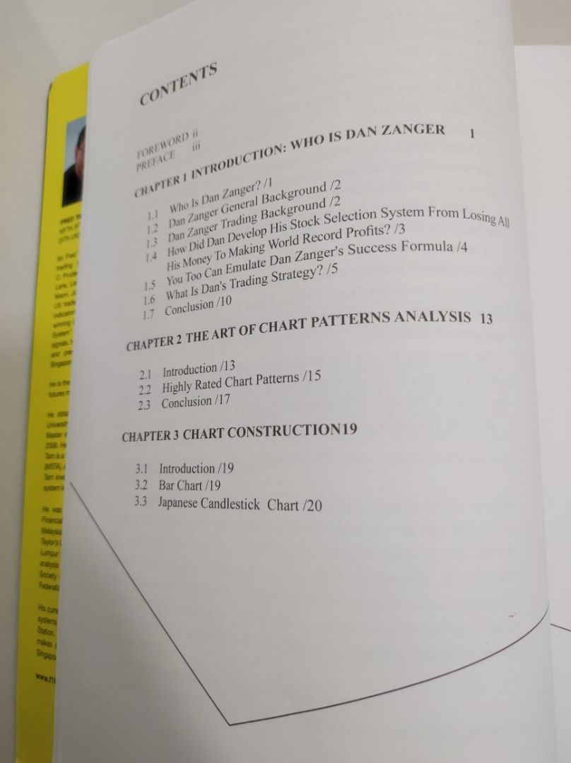 Chart Patterns Analysis By Fred Tam Hobbies And Toys Books And Magazines