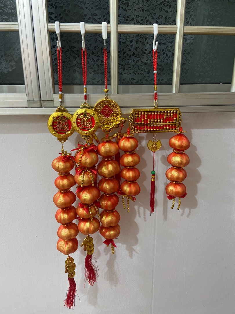 CNY Garlic Garland, Hobbies & Toys, Stationery & Craft, Handmade Craft ...