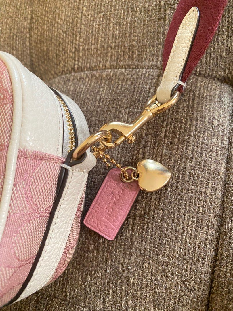 Coach mini dempsey in Pink Heart, Women's Fashion, Bags & Wallets ...