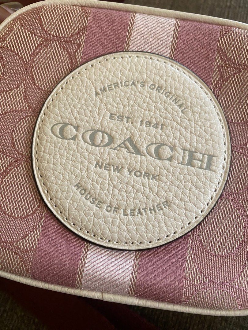 Coach mini dempsey in Pink Heart, Women's Fashion, Bags & Wallets ...