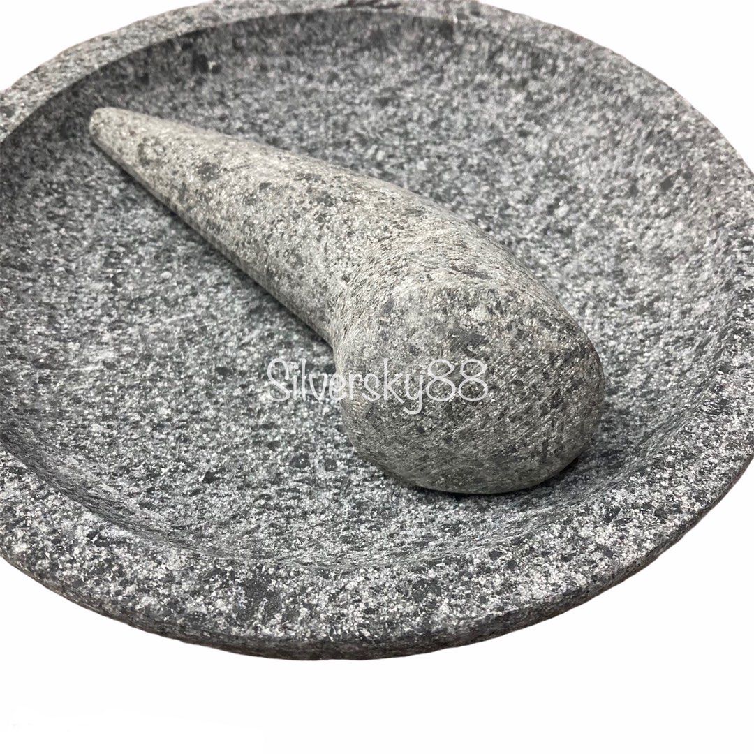 Cobek ulekan stone mortar and pestle batu lesung chilli sambal ...
