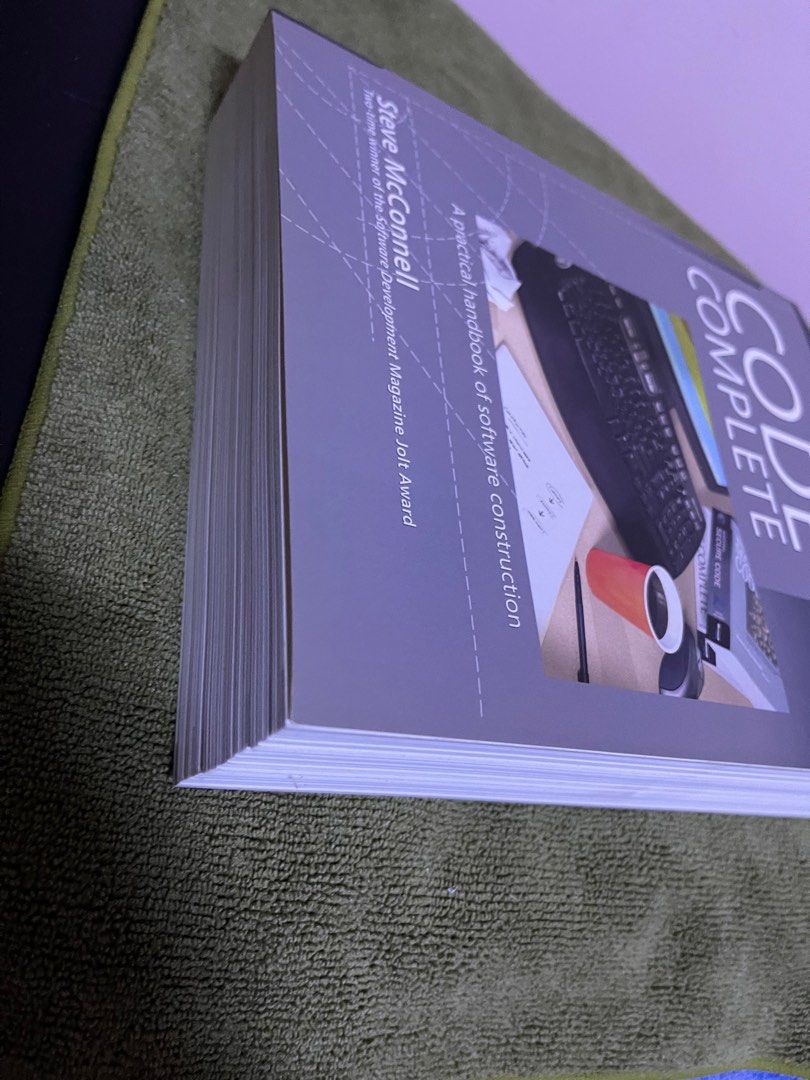 Code complete 2nd edition, Hobbies & Toys, Books & Magazines ...