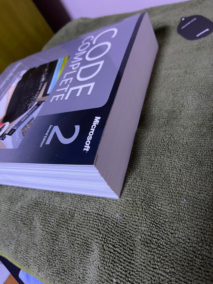 Code complete 2nd edition, Hobbies & Toys, Books & Magazines ...