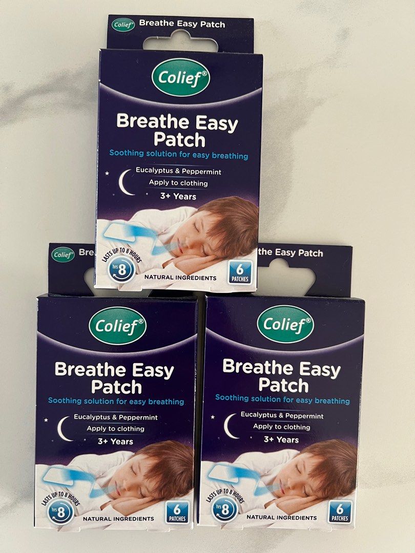 Colief Breathe Easy Patch 3 box, Babies & Kids, Bathing & Changing ...