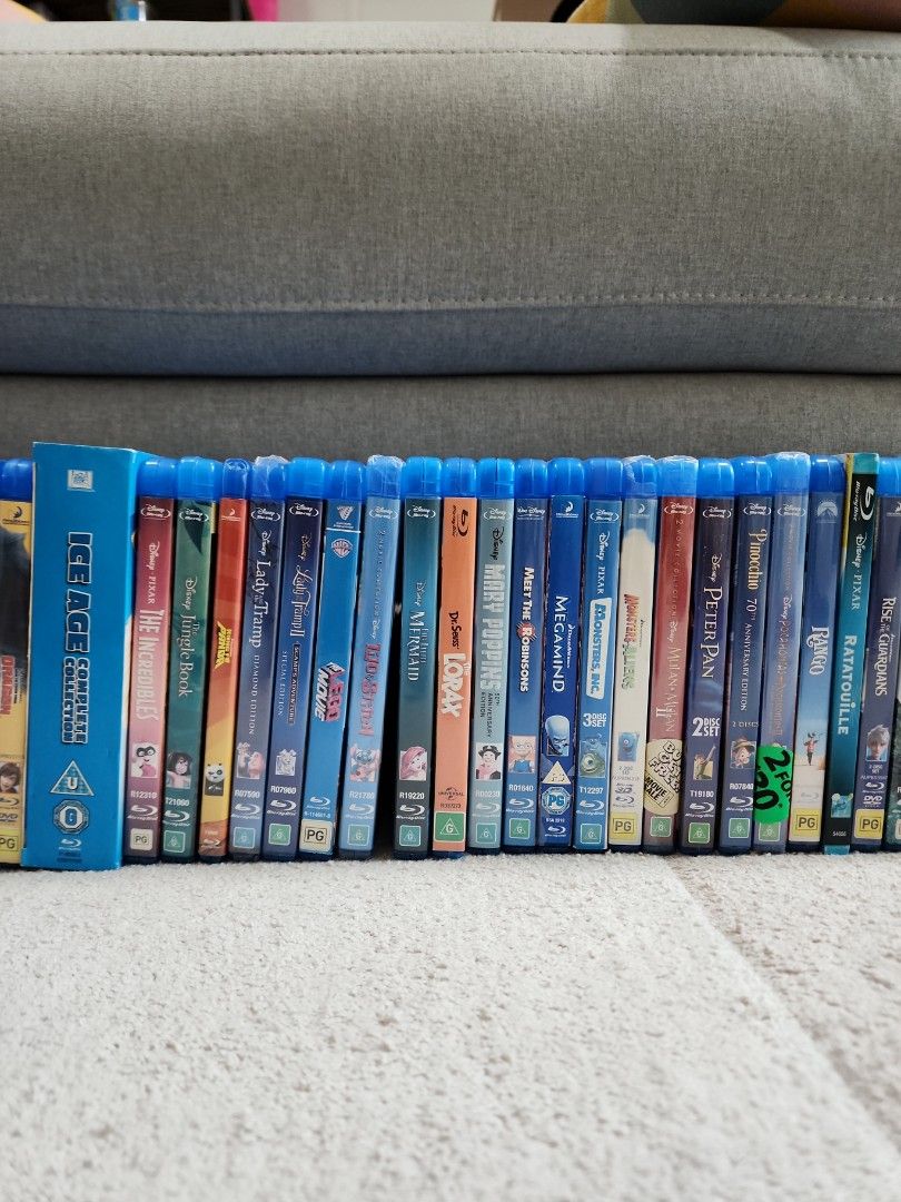 40+ Blu Ray Collection of Children Blu Ray Movies 40+ Titles, TV & Home ...
