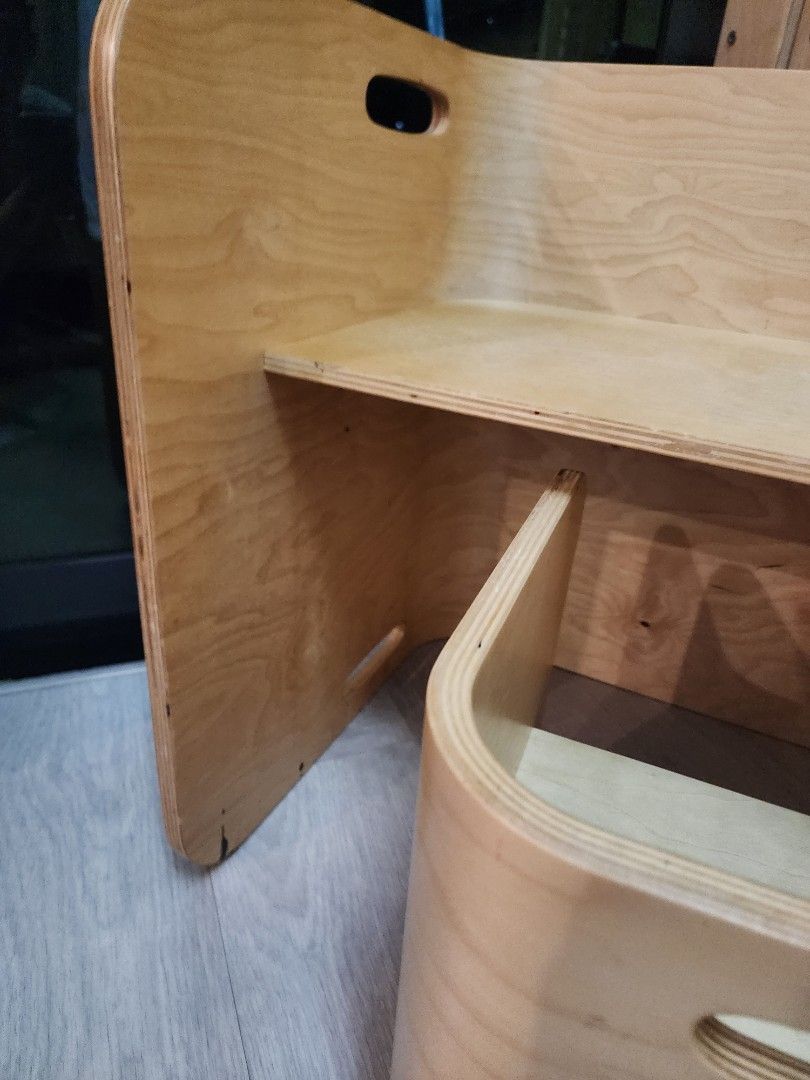 Convertible study table and chair for kids, Furniture & Home Living ...