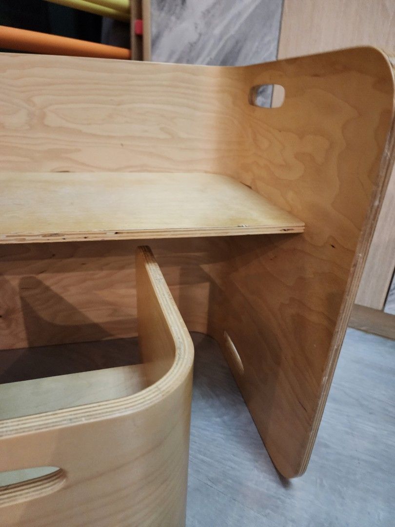 Convertible study table and chair for kids, Furniture & Home Living ...