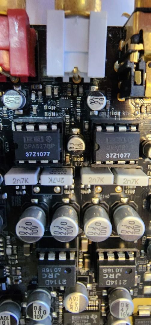 Creative Labs Titanium HD PCIE sound card SB1270 with OPA637 opamp ...