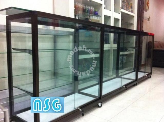 Custom made Aluminium Glass Display cabinet, Furniture & Home Living ...