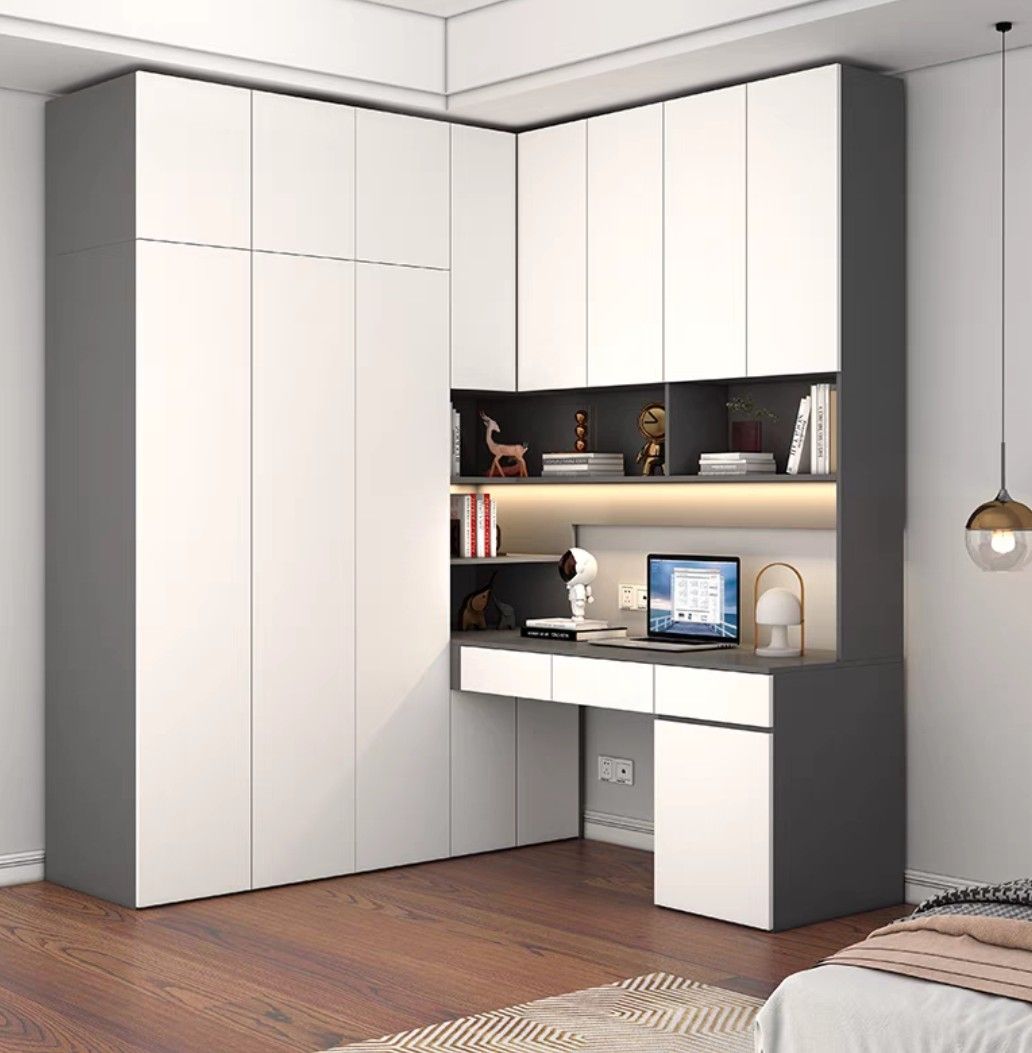 Customize L shape wardrobe /customize wardrobe with table, Furniture ... Customize L shape wardrobe /customize wardrobe with table, Furniture ...
