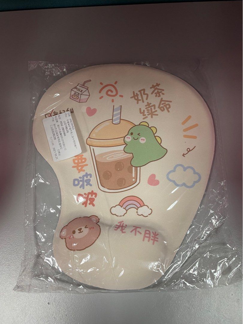 Cute Bubble tea print mouse pad, Computers & Tech, Parts & Accessories ...