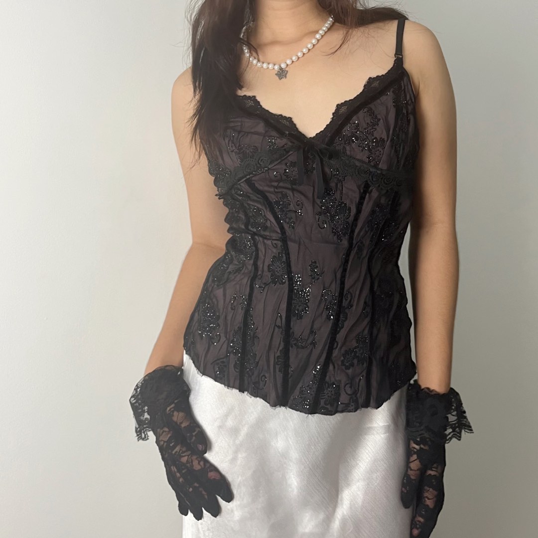 dark gray coquette alt goth grunge victorian vivienne westwood inspired ...