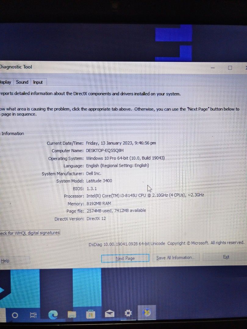 Dell Latitude 3400 i3-8th Gen 128SSD 8GB Backlit Keyboard, Computers ...