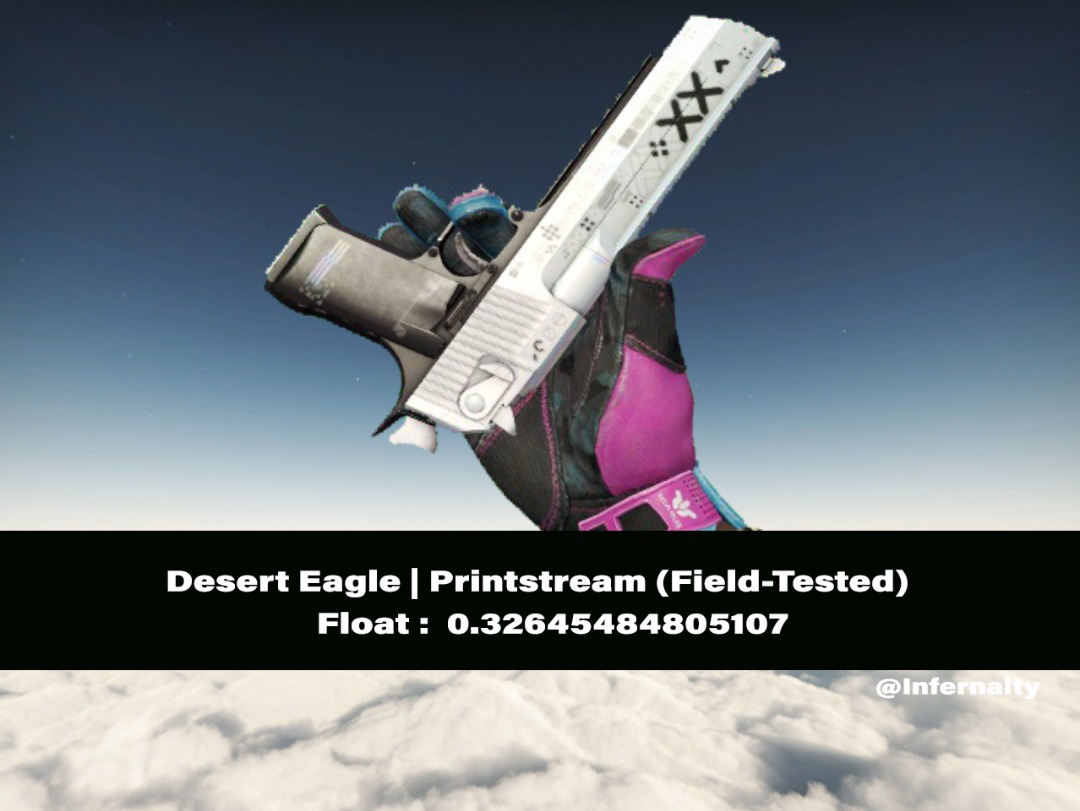 Desert Eagle Printstream FT CSGO SKINS KNIVES, Video Gaming, Gaming ...