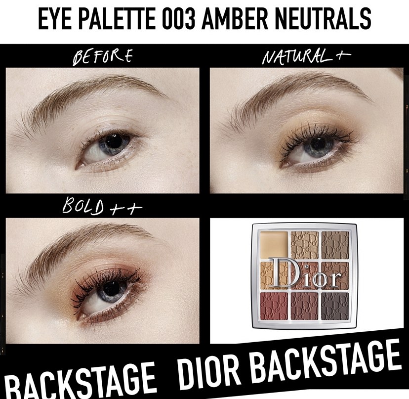 Dior Backstage Eye Palette 003 Amber Neutrals, Beauty & Personal Care, Face, Makeup on Carousell