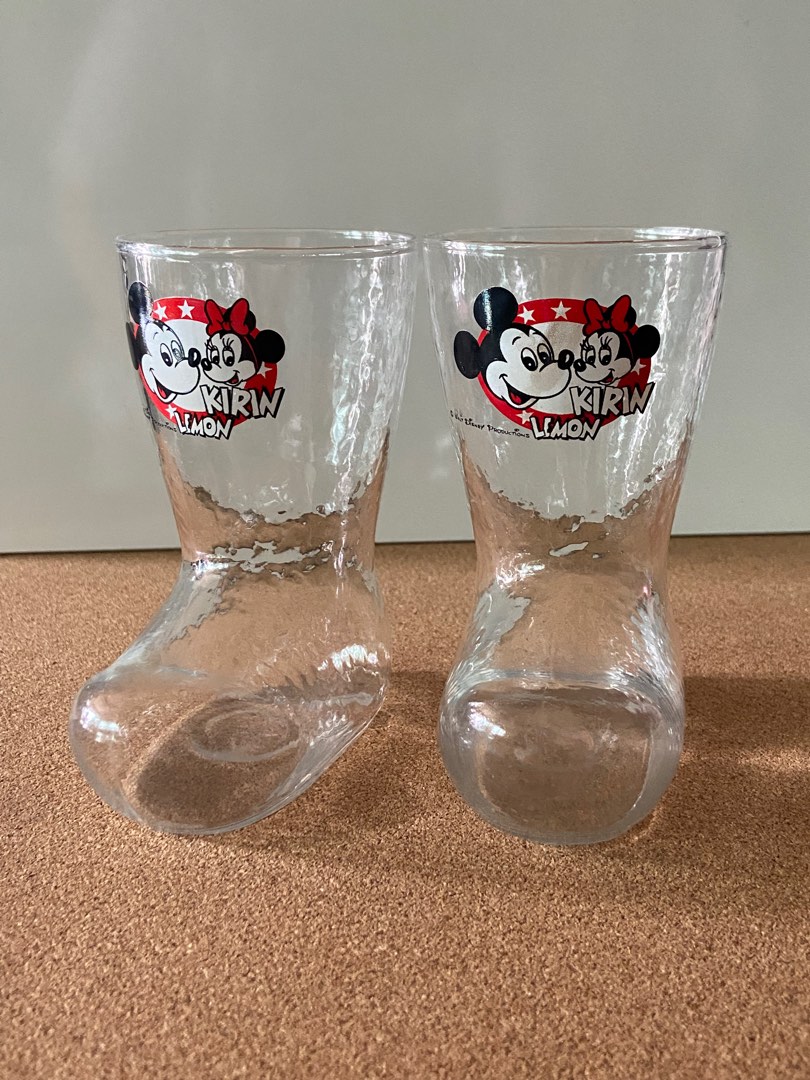 Disney Boots Shaped Drinking Glass, Furniture & Home Living ...