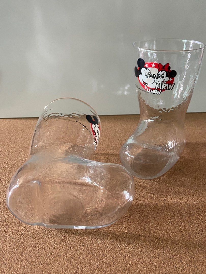 Disney Boots Shaped Drinking Glass, Furniture & Home Living ...