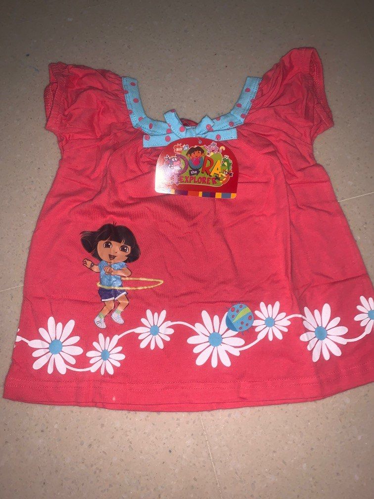 Dora The Explorer Top and Bottom Set 2T 3T 4T, Babies & Kids, Babies ...