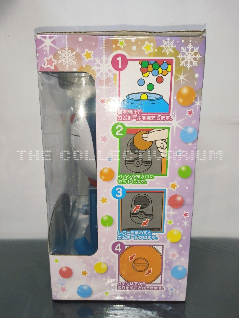 Doraemon 50th Anniversary Desktop Gacha Gumball Dispenser, Hobbies ...