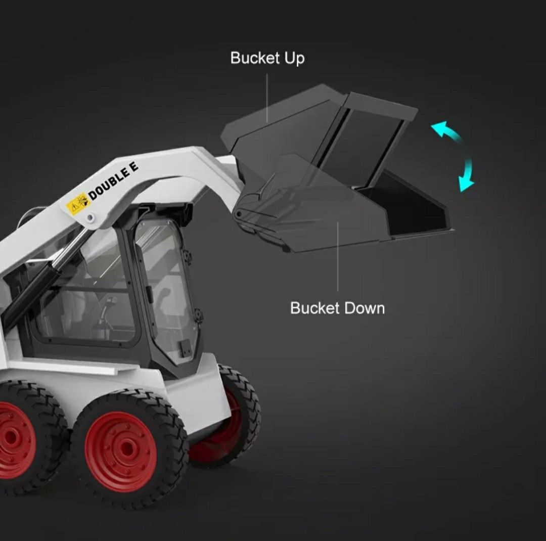 Double E E594 Remote Control Skid Steer Loader, Hobbies & Toys, Toys ...