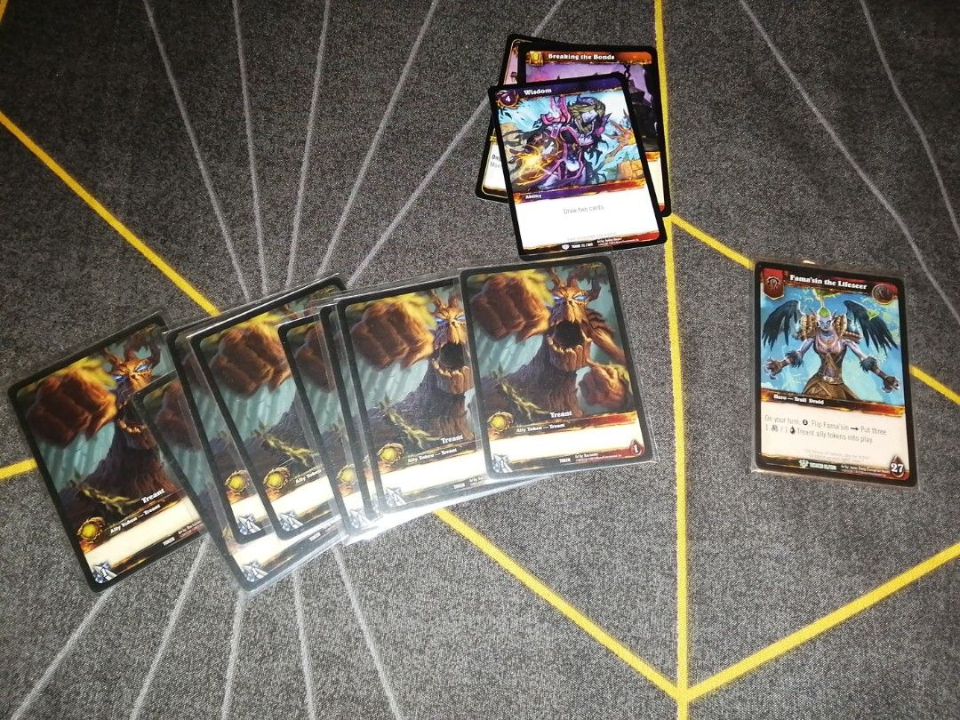 druid/treant tokens deck world of warcraft tcg, Hobbies & Toys, Toys ...