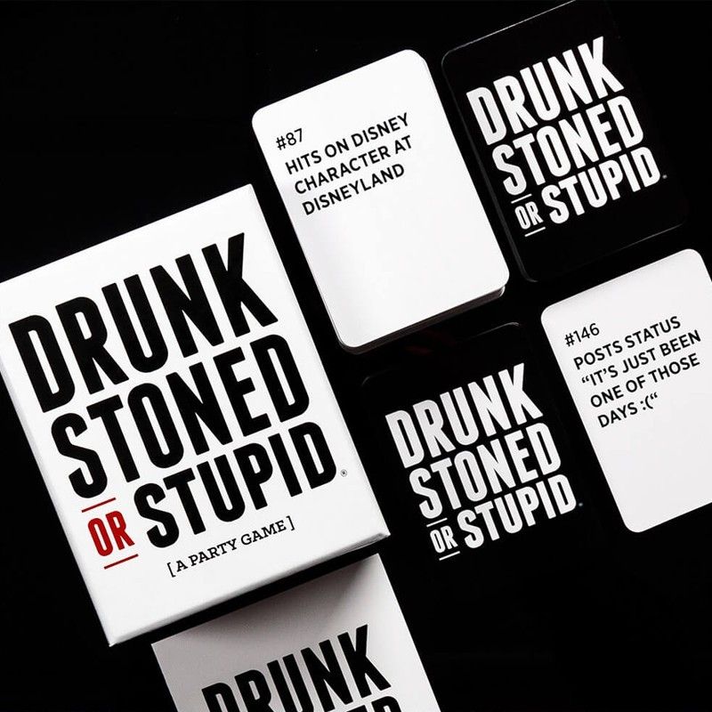 Drunk stoned or stupid drinking card game adult card game bar drinking ...