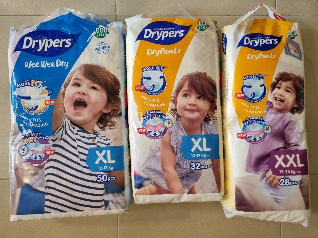Drypers Diapers, Babies & Kids, Bathing & Changing, Other Baby Bathing ...