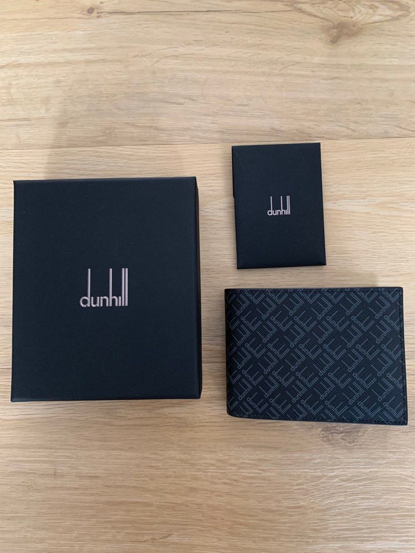 Dunhill Logo-Print Billfold Wallet, Men's Fashion, Watches ...