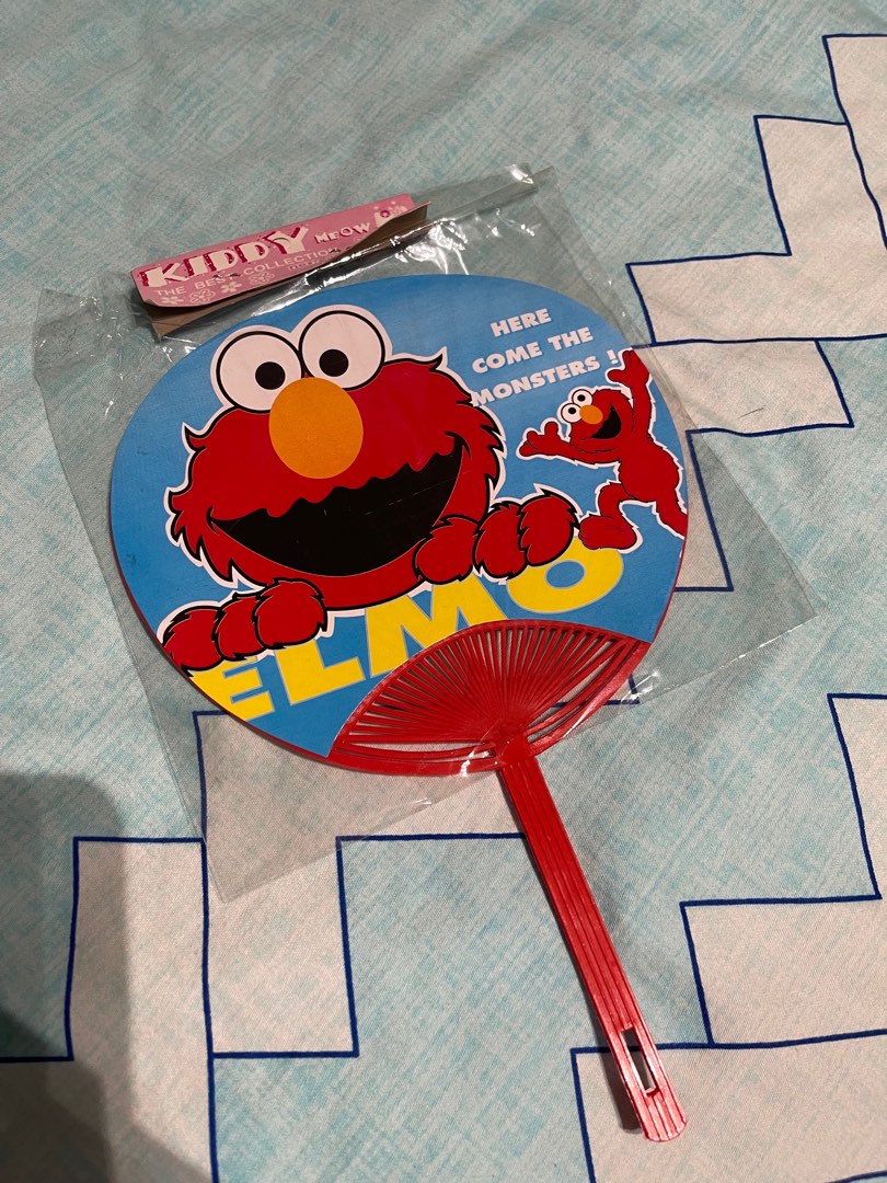 Elmo fan for small kids, Hobbies & Toys, Toys & Games on Carousell