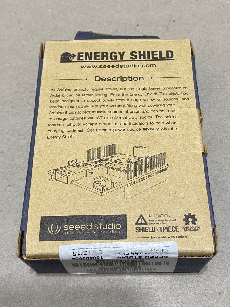 Energy Shield/ Arduino/ seeed studio, 汽車配件, 電子配件 - Carousell