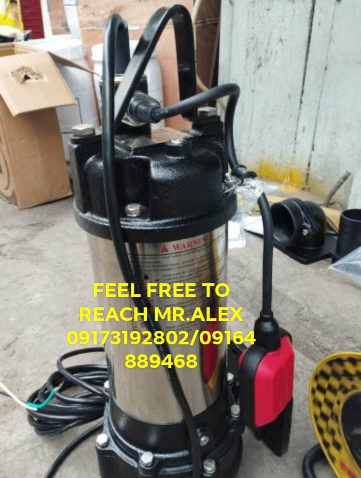 Submersible Pump (Specs: 2hp 1phase 220V w/built in auto float switch ...