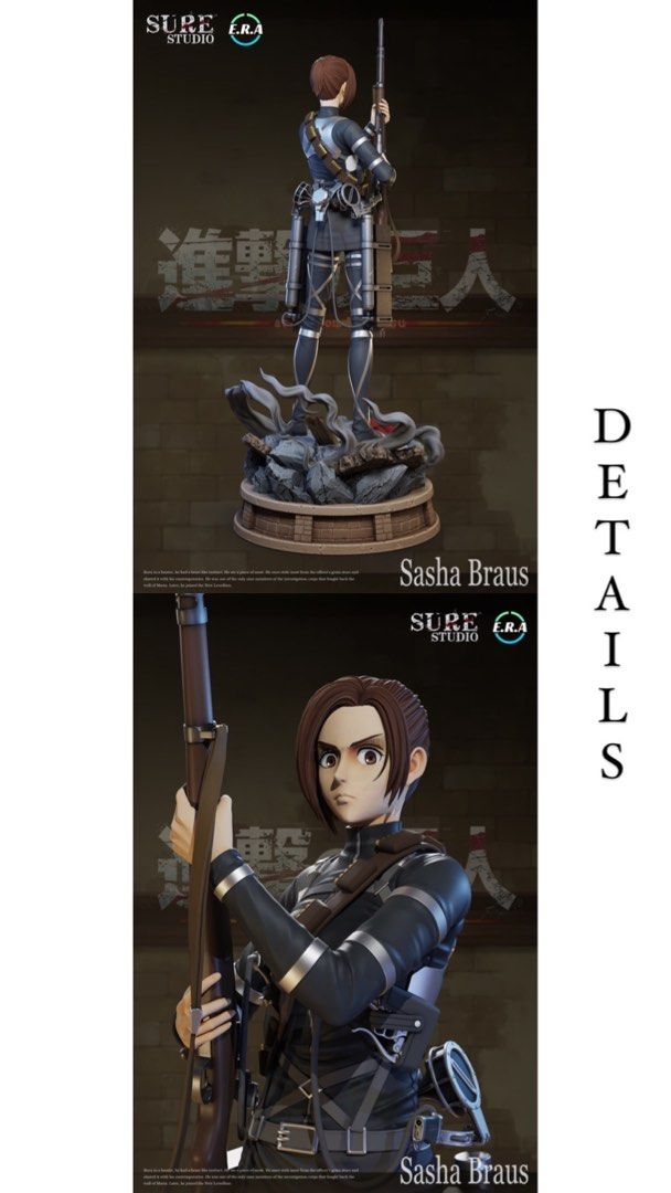 E.R.A & Sure Studio - Sasha Attack On Titan, Hobbies & Toys, Toys ...
