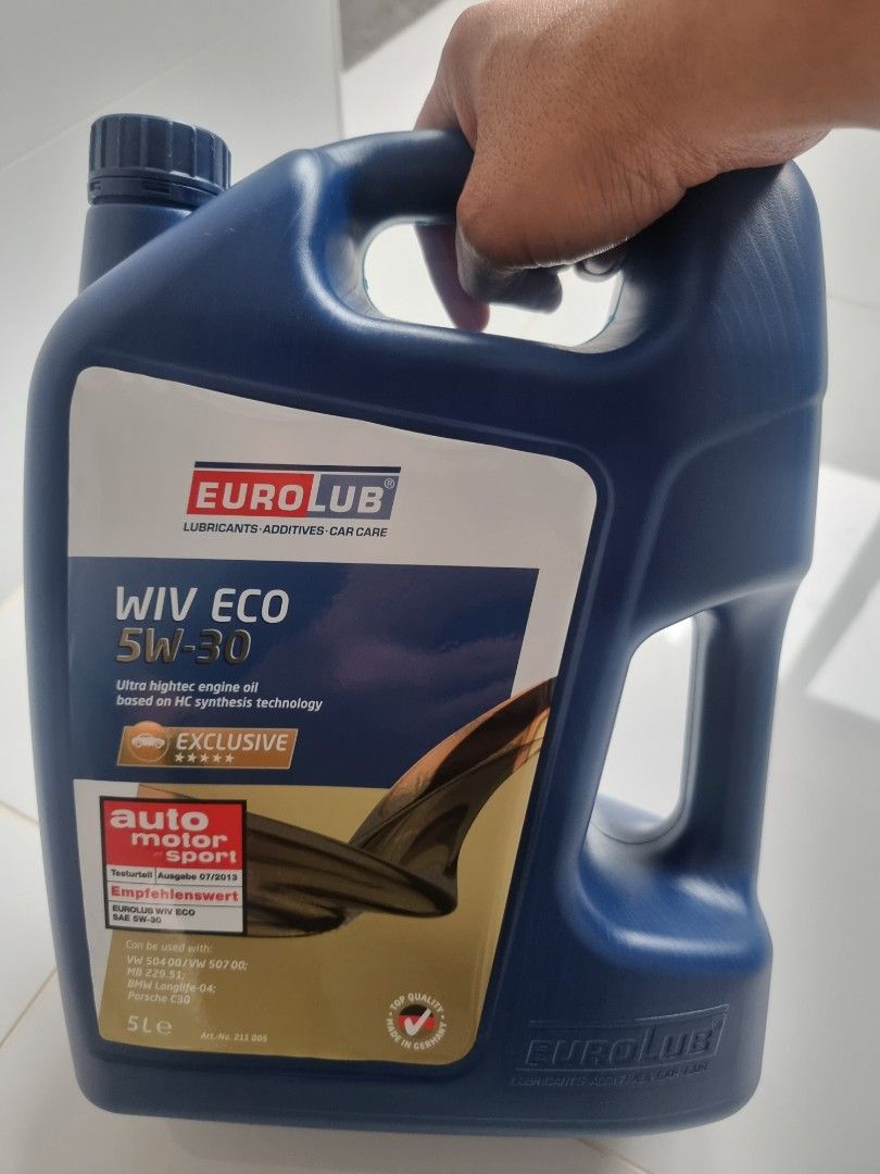 Eurolub Fully Synthetic Engine Oil 5W30, Car Accessories, Accessories ...