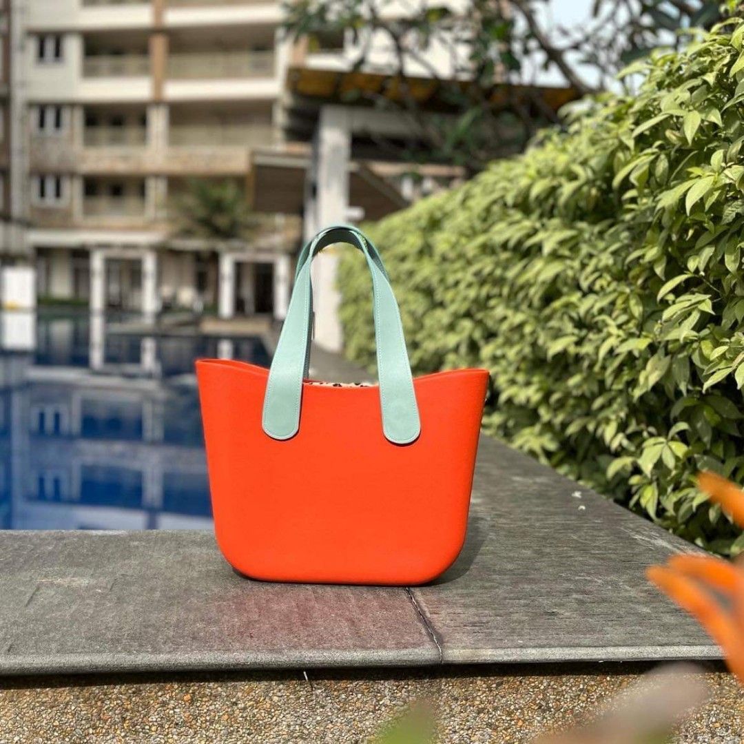 EVA Bag Beach Bag Silicone Bag, Women's Fashion, Bags & Wallets, Tote ...