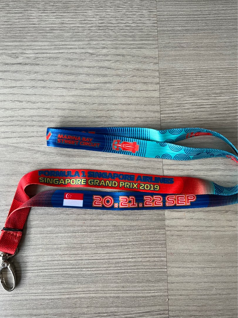 f1 formula 1 singapore gp 2019 lanyard, Hobbies & Toys, Memorabilia & Collectibles, Fan ...