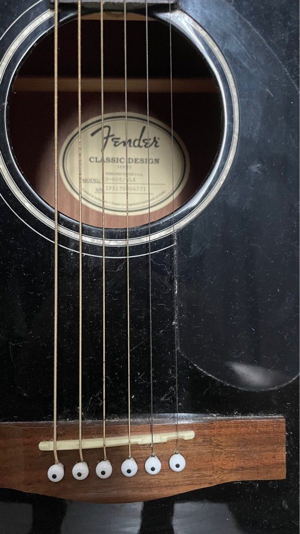 Fender Acoustic Guitar, Hobbies & Toys, Music & Media, Musical ...