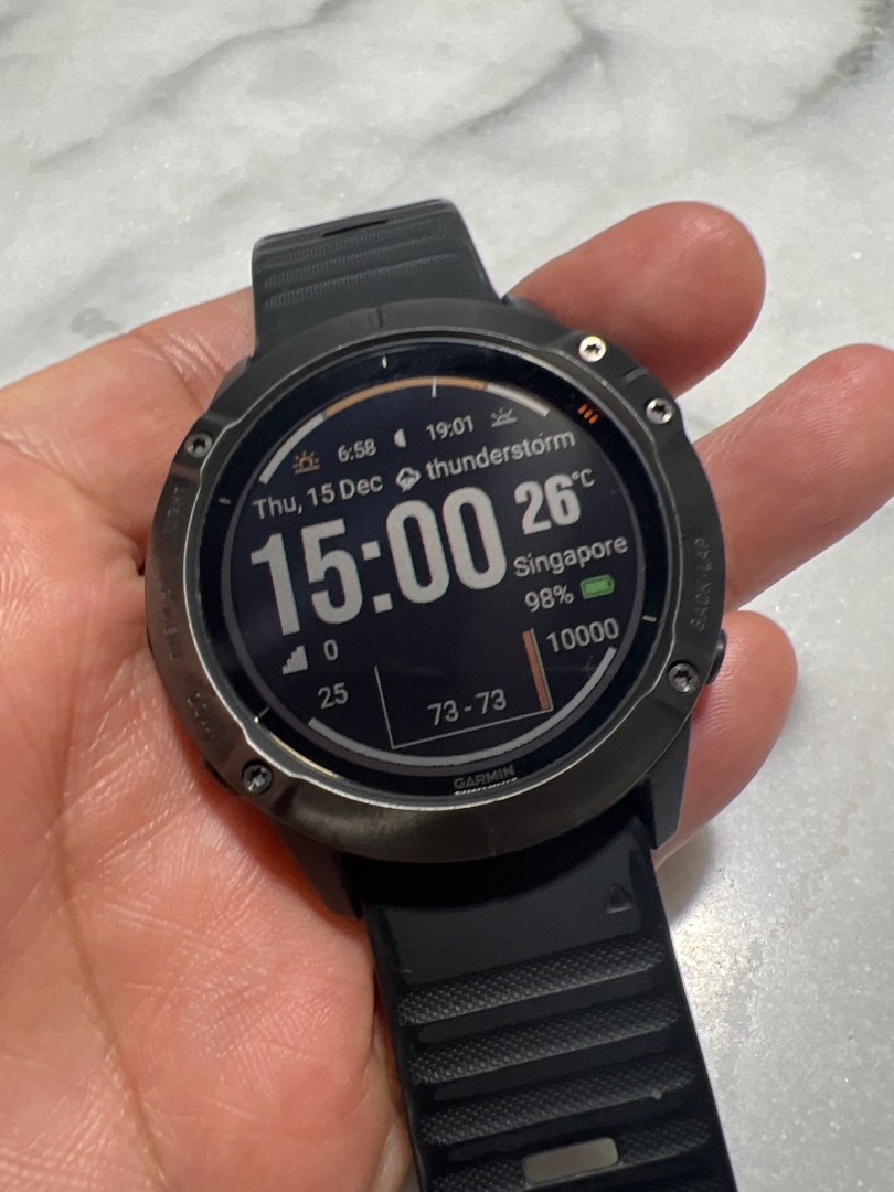 Fenix 6X Pro solar with HRM dual monitor, Mobile Phones & Gadgets ...