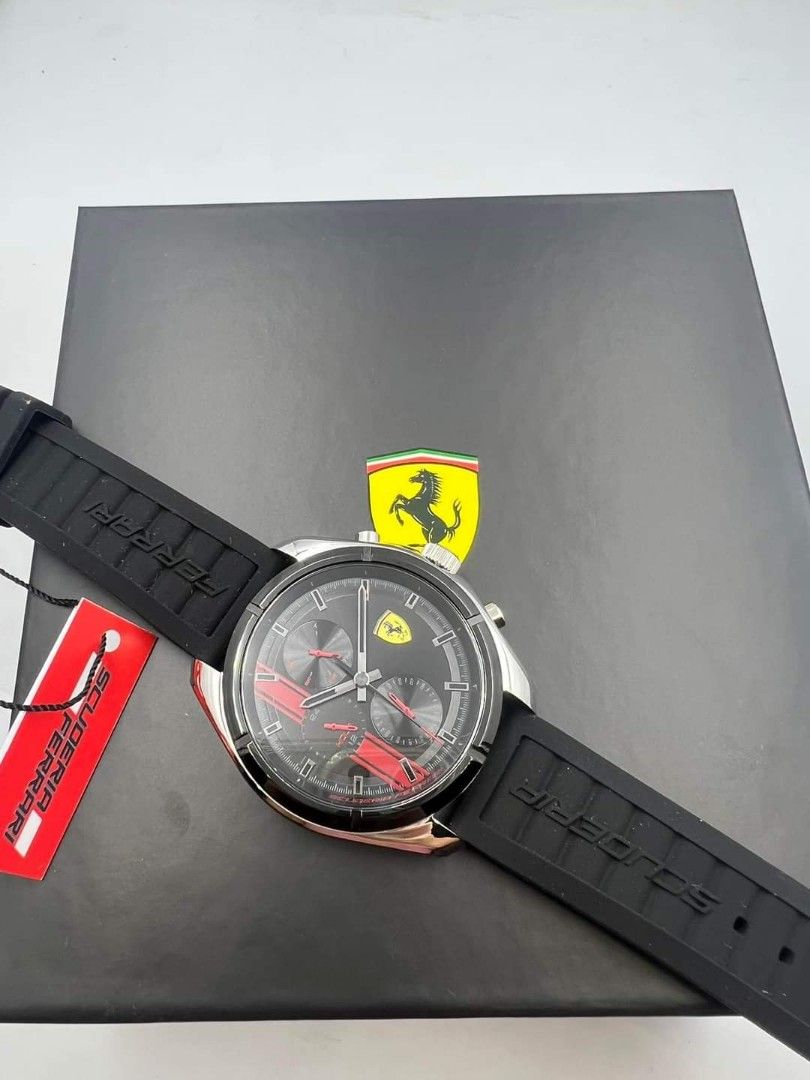 FERRARI GIFT SET DIE-CAST MODEL 46mm, Men's Fashion, Watches ...